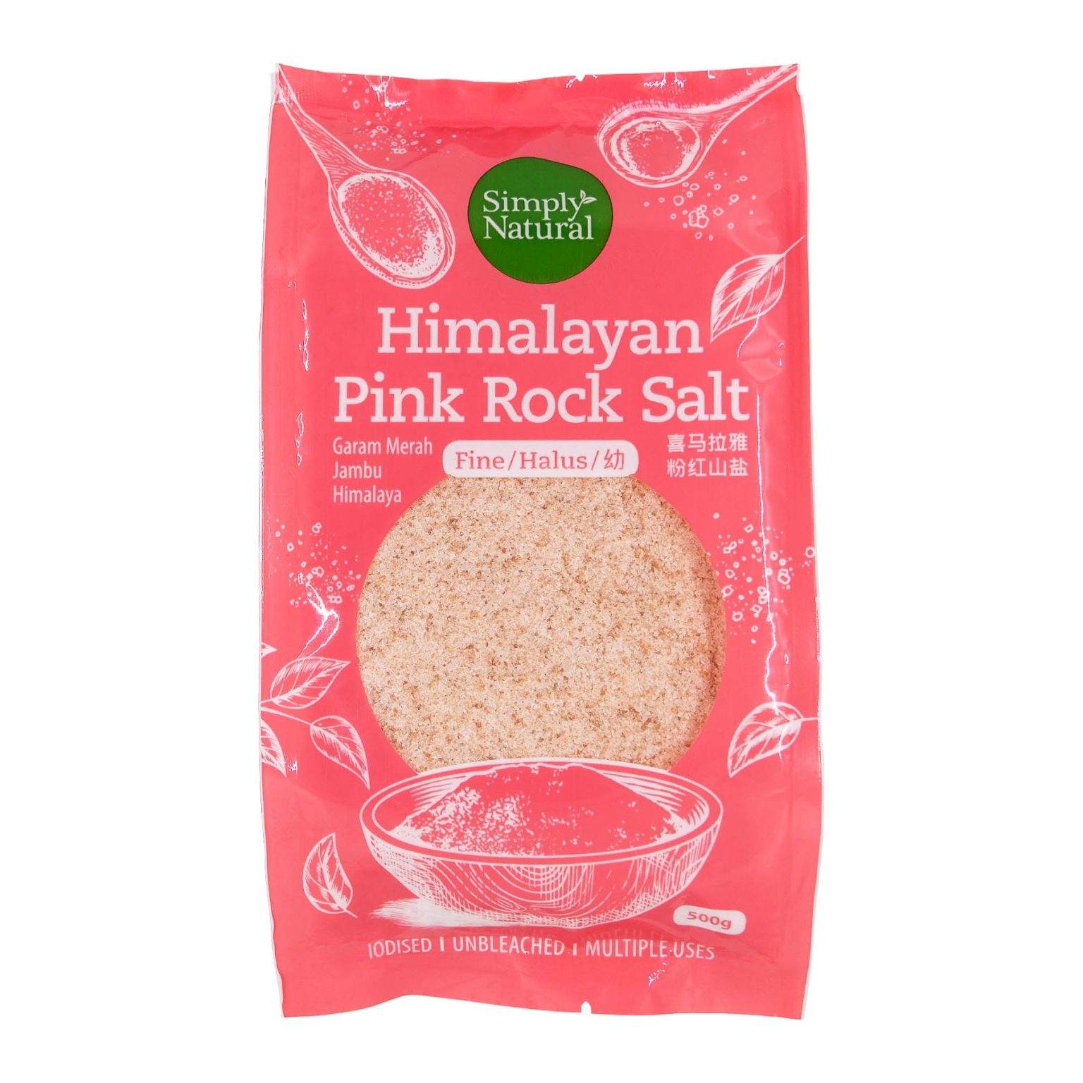 Himalayan Rock Salt (Iodized Salt) 500g Pakistan - ZENXIN ORGANIC