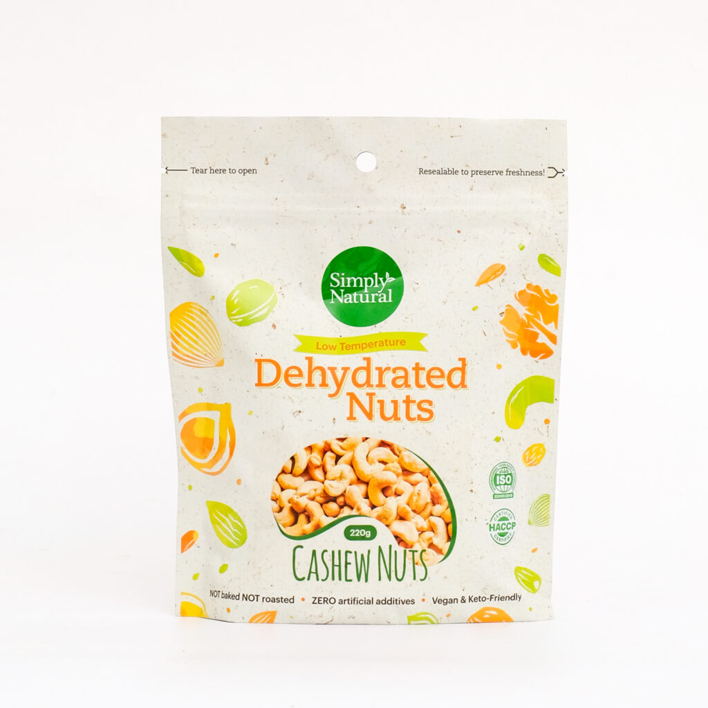 Dehydrated Cashew Nuts 220g India - ZENXIN ORGANIC