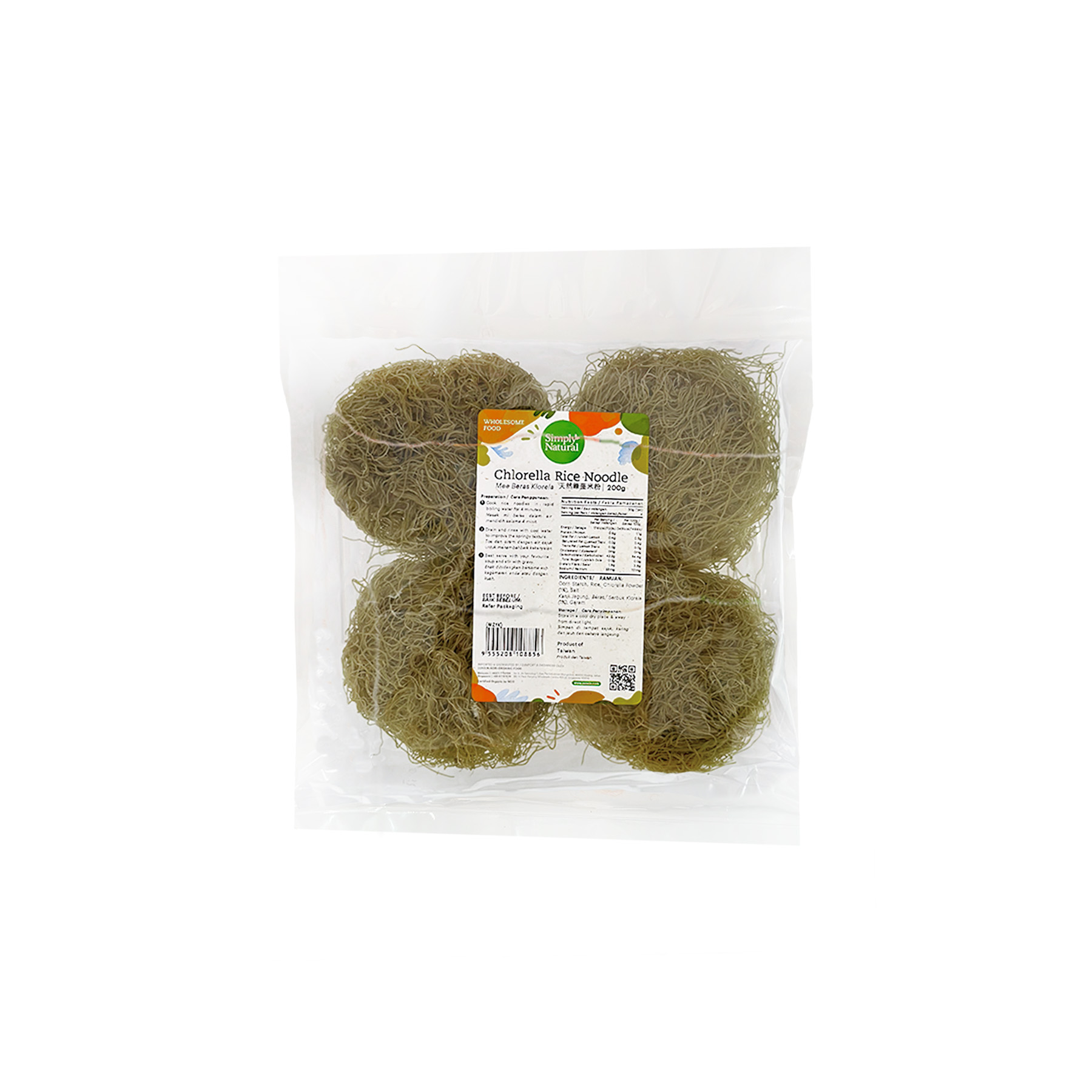 Chlorella Rice Noodle 200g Taiwan - ZENXIN ORGANIC