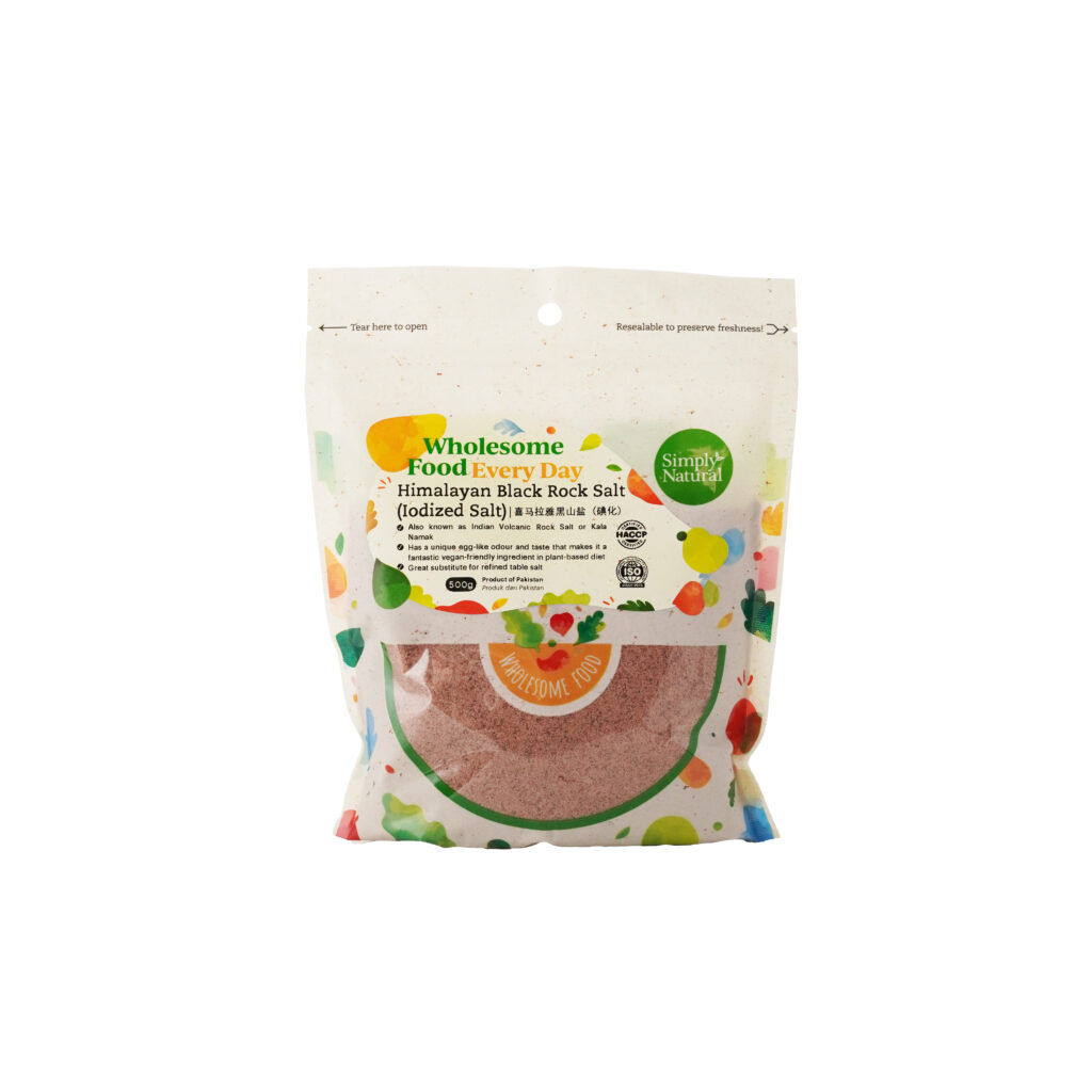 Himalayan Black Rock Salt (Iodized Salt) 500g Pakistan - ZENXIN ORGANIC