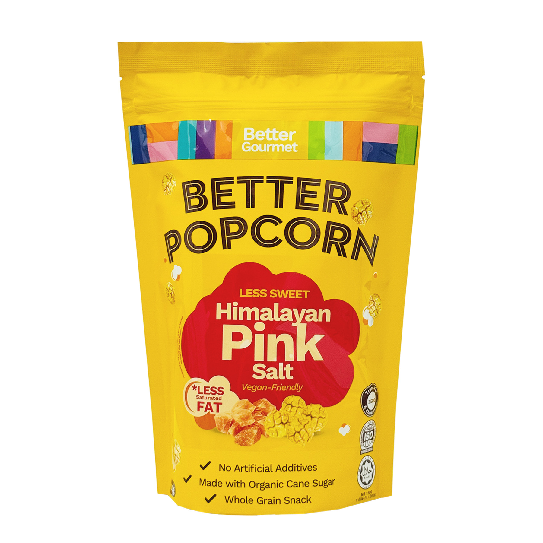 BG Better Less Sweet Himalayan Salt Popcorn 100g - ZENXIN ORGANIC