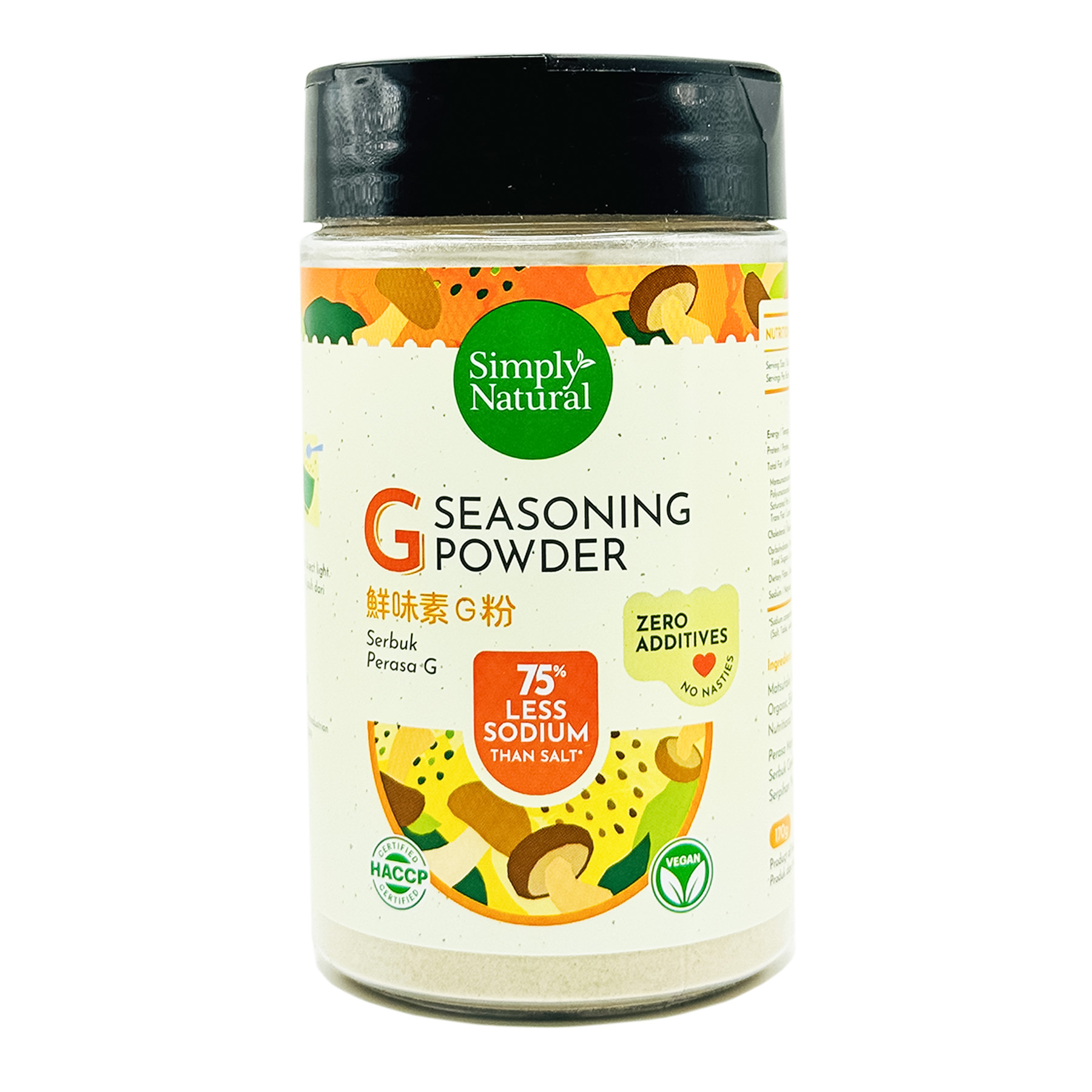 Simply Natural G Seasoning Powder 170g - ZENXIN ORGANIC